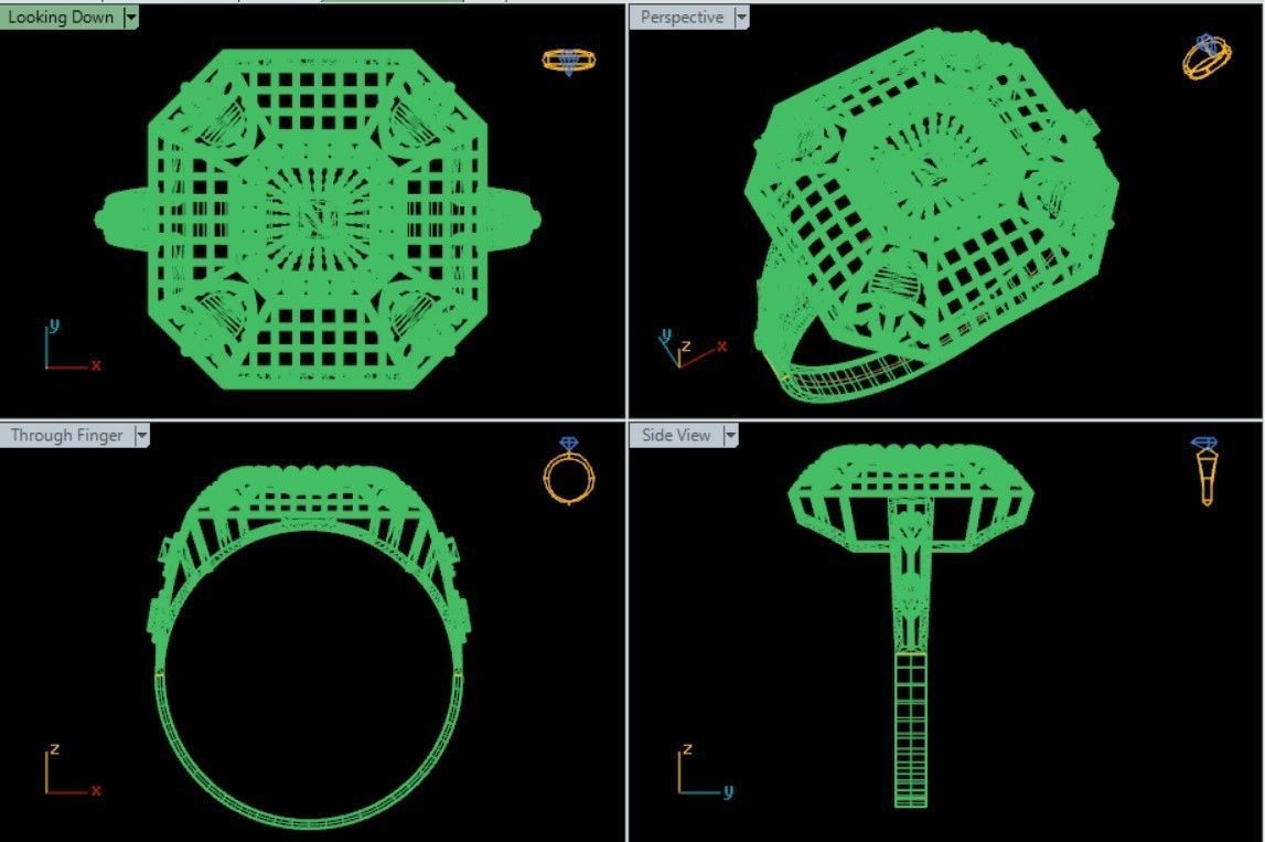 PLAIN TURKISH RINGS 3D model 3D printable | CGTrader