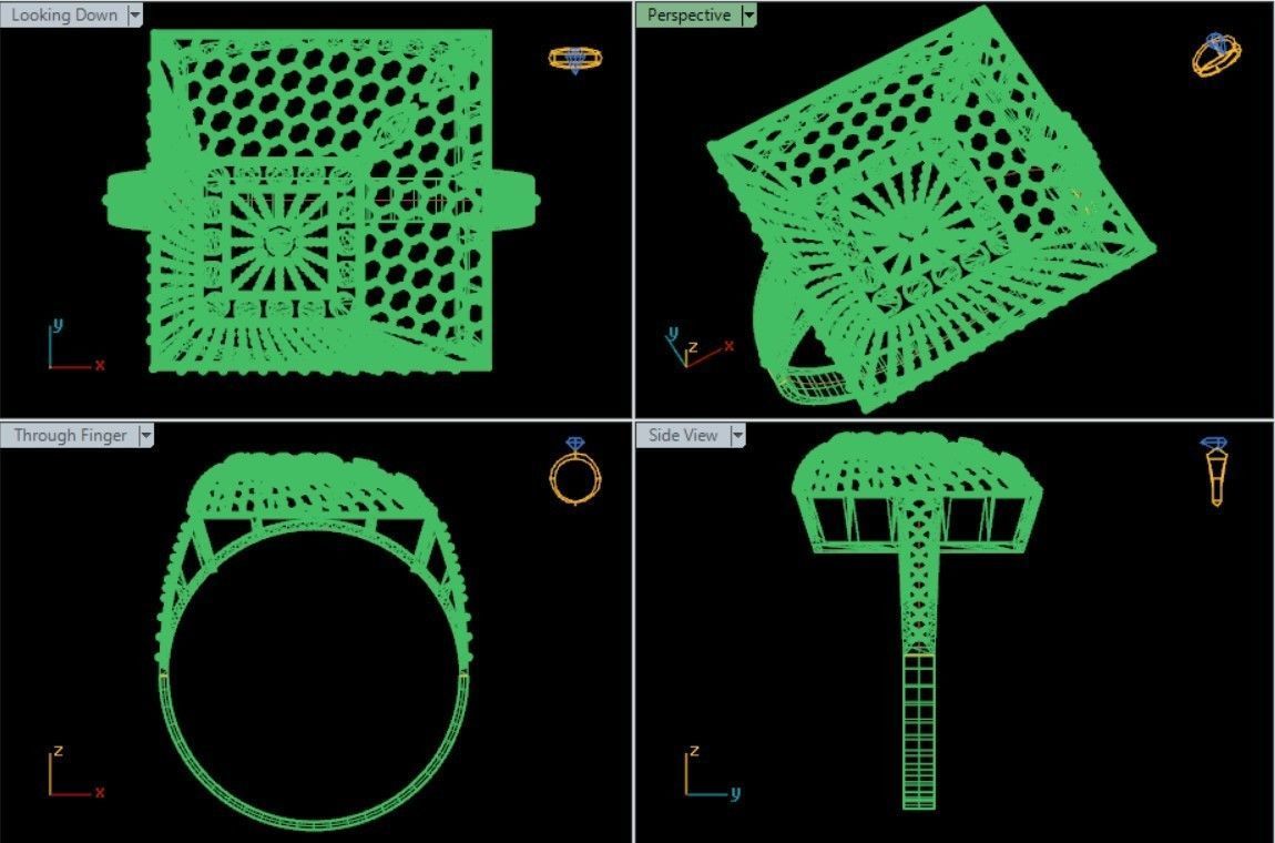 PLAIN TURKISH RINGS 3D model 3D printable | CGTrader