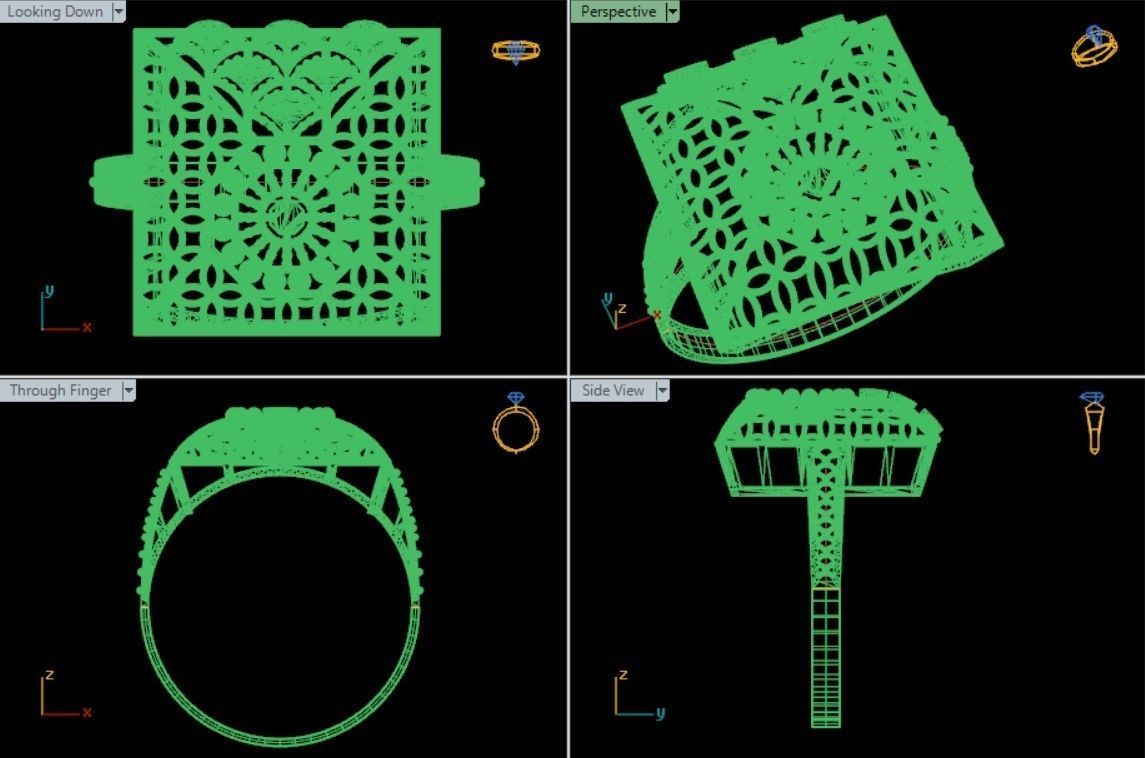 PLAIN TURKISH RINGS 3D model 3D printable | CGTrader