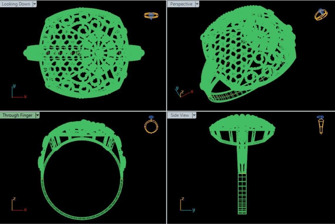 PLAIN TURKISH RINGS 3D model 3D printable | CGTrader