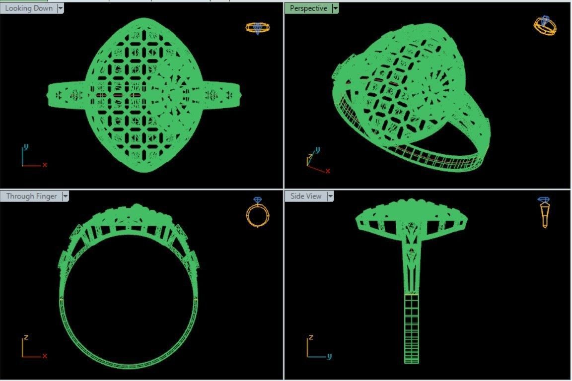 PLAIN TURKISH RINGS 3D model 3D printable | CGTrader