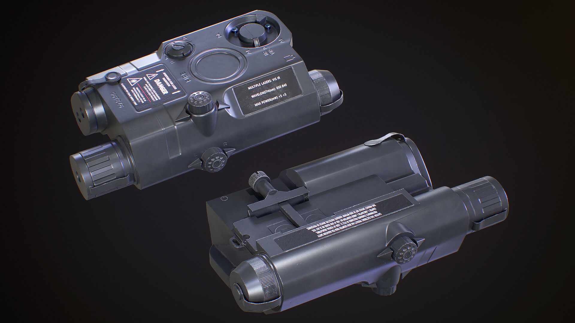 3D model AR-15 Laser Scope VR / AR / low-poly | CGTrader