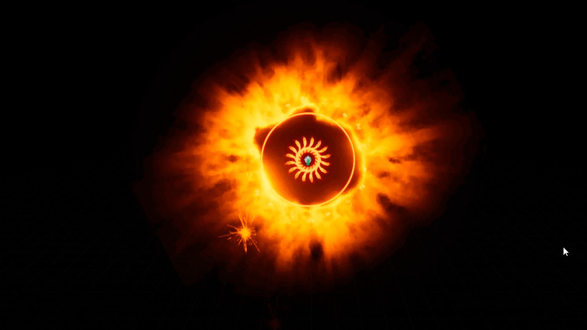 3D model Unreal engine 5 sun particles FX animation VR / AR / low-poly ...