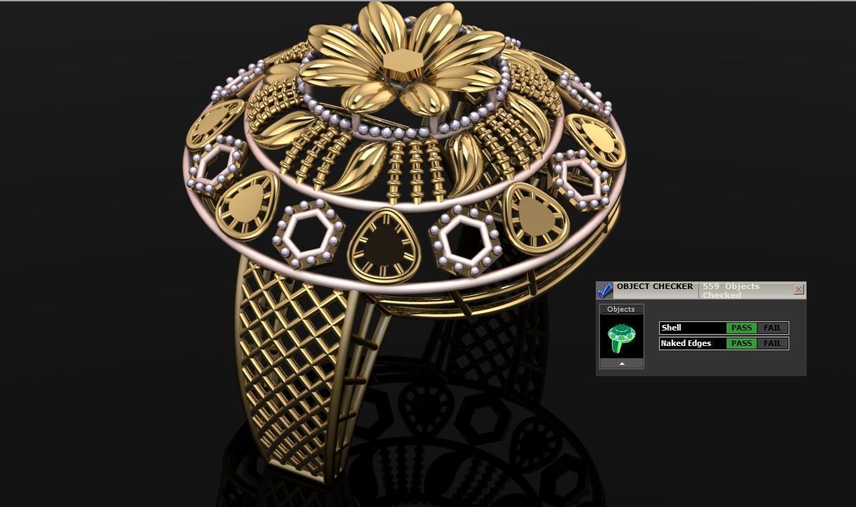 Ring - Katak - Traditional Indian - Katak - 3D Print File 3D model 3D ...