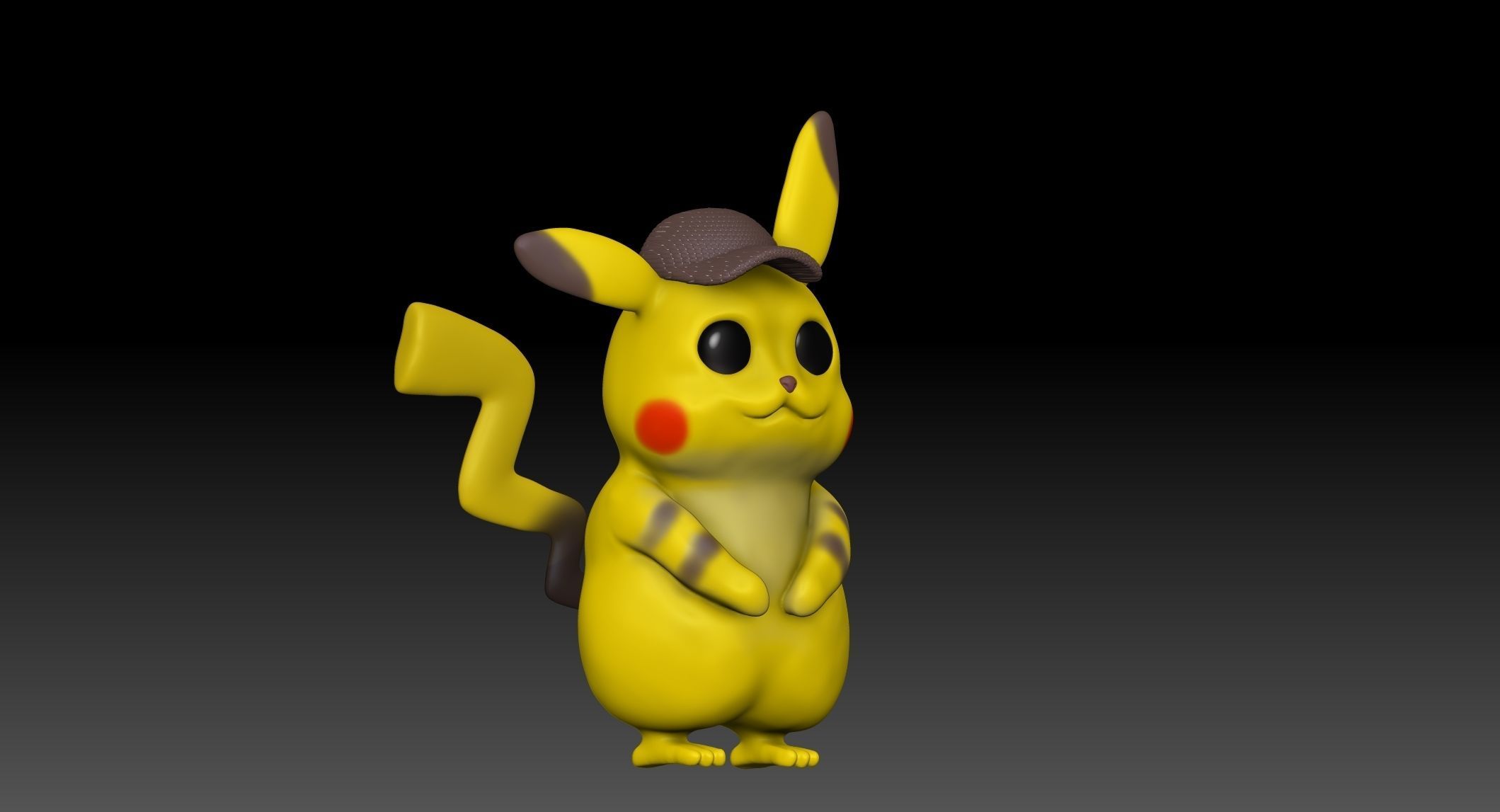 Pikachu 3D model character free VR / AR / low-poly 3D model animated ...