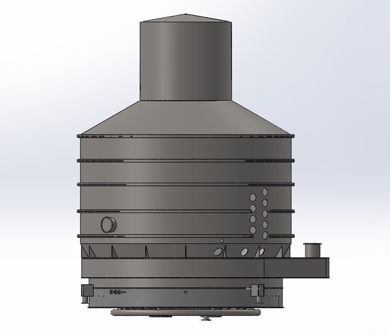 Vacuum PAN REFINERY SUGAR 3D model | CGTrader
