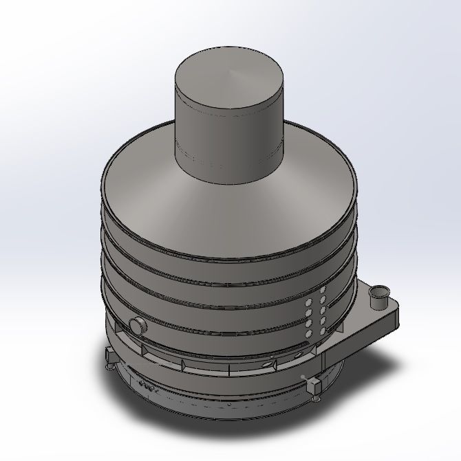 Vacuum PAN REFINERY SUGAR 3D model | CGTrader