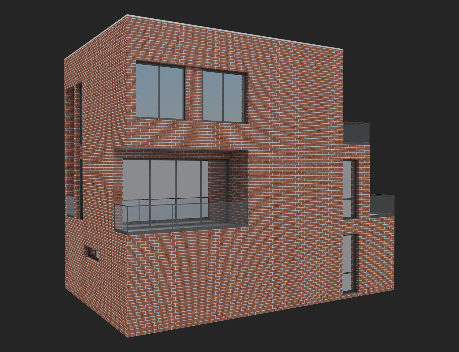 Brick House 5 3D model | CGTrader