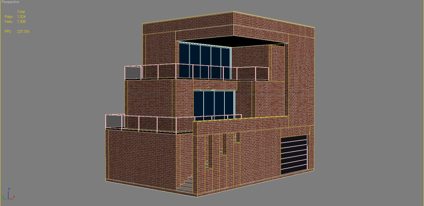 Brick House 5 3D model | CGTrader
