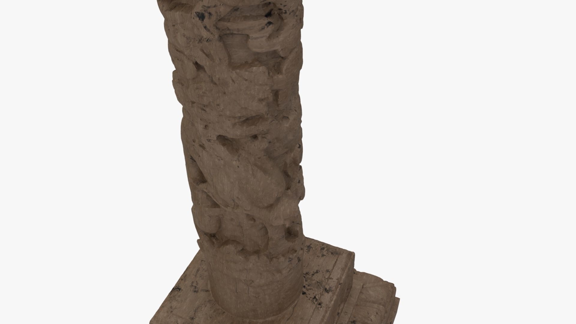 3D model 4K textures Dragon Pillar VR / AR / low-poly | CGTrader