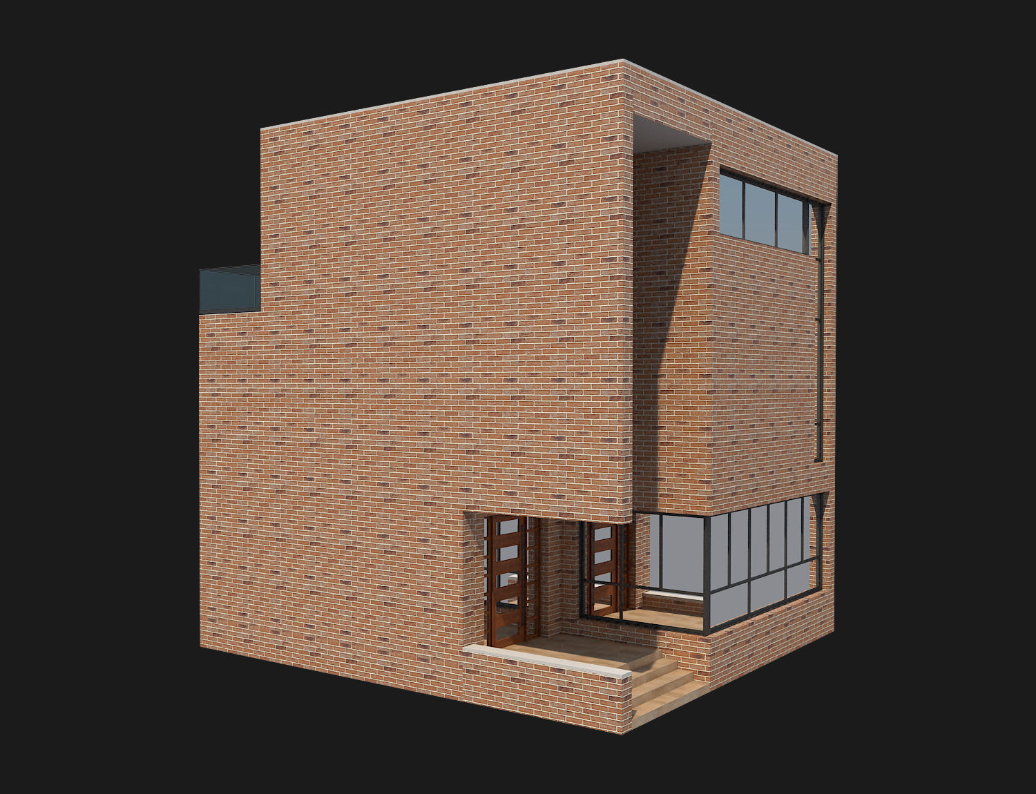 Brick House 6 3D model | CGTrader