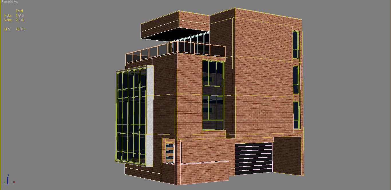 Brick House 7 3D model | CGTrader