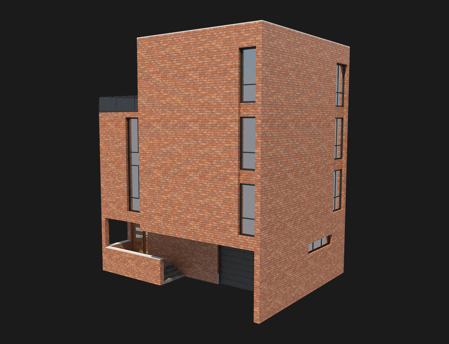 Brick House 7 3D model | CGTrader