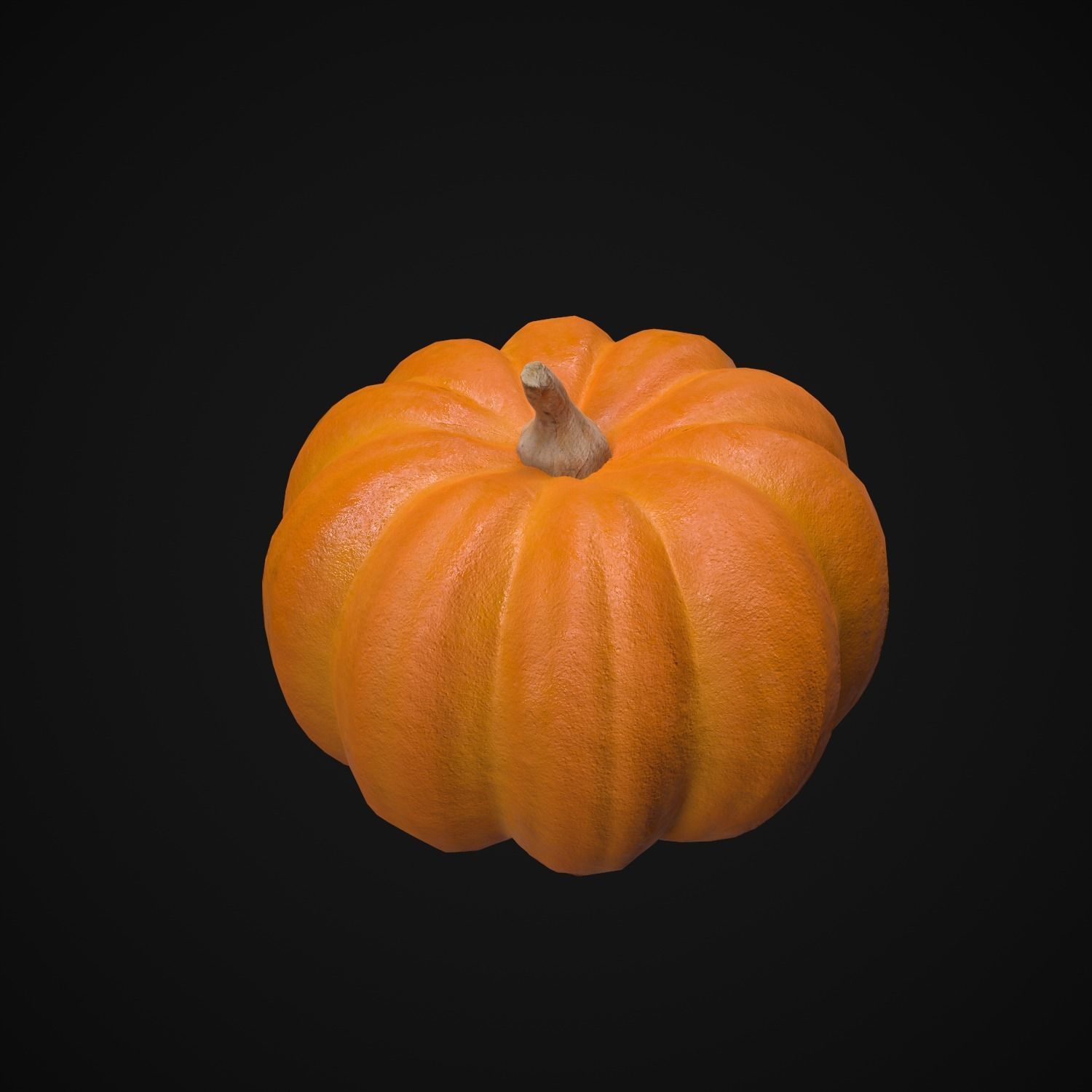Pumpkin autumn vegetable free VR / AR / low-poly 3D model | CGTrader