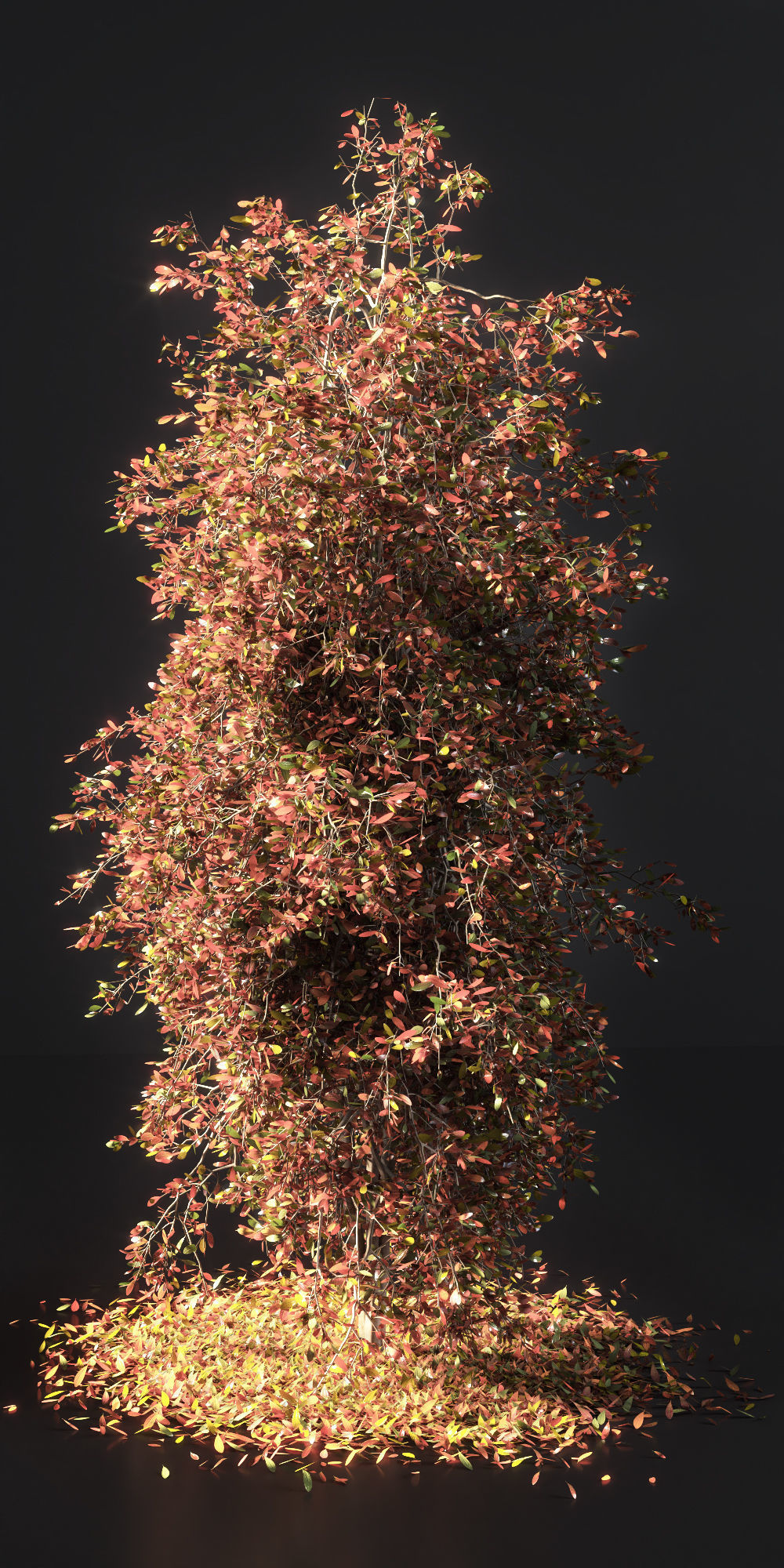 3D model Autumn tree 001 VR / AR / low-poly | CGTrader