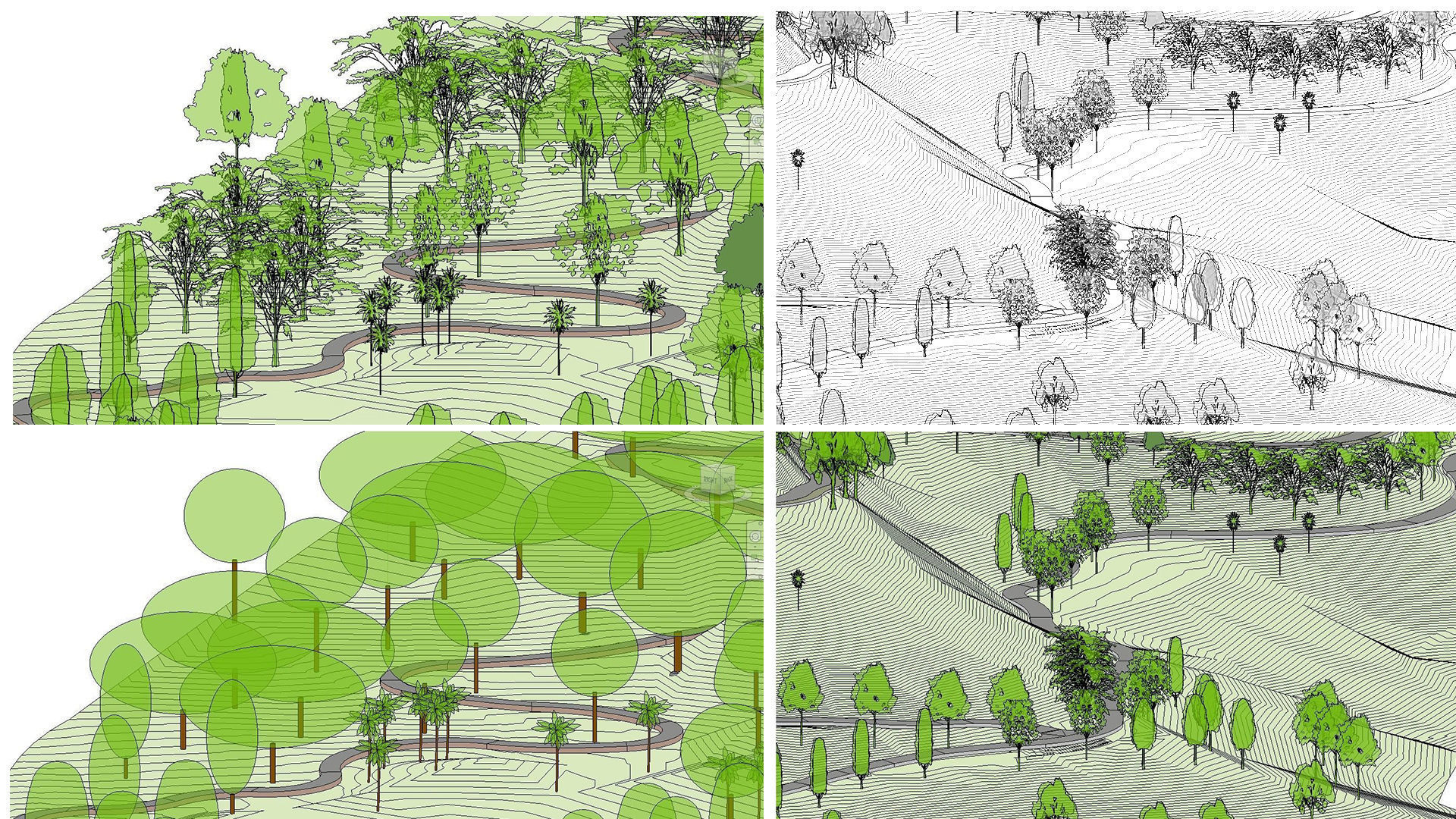 SETS - OPTIMIZED VERSION of MAGIC REVIT TREES - Complete Set 3D model ...