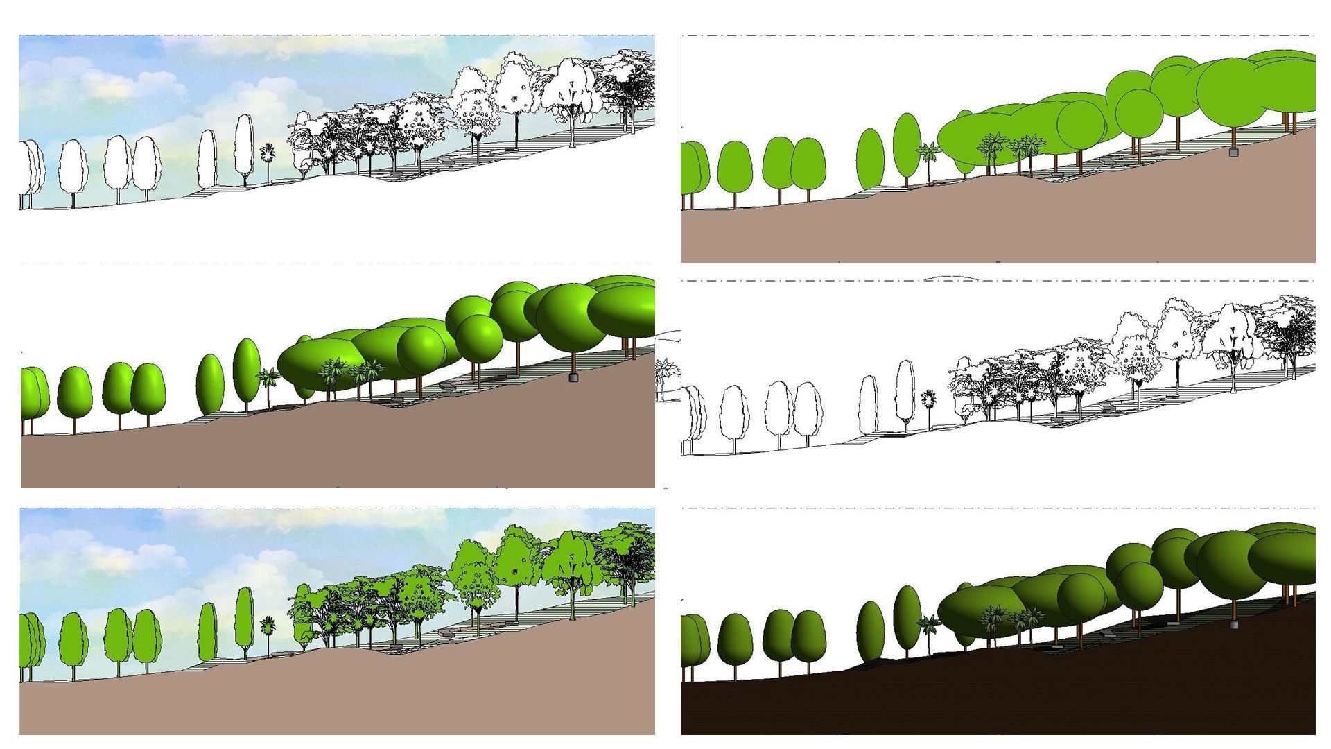 SETS - OPTIMIZED VERSION of MAGIC REVIT TREES - Complete Set 3D model ...