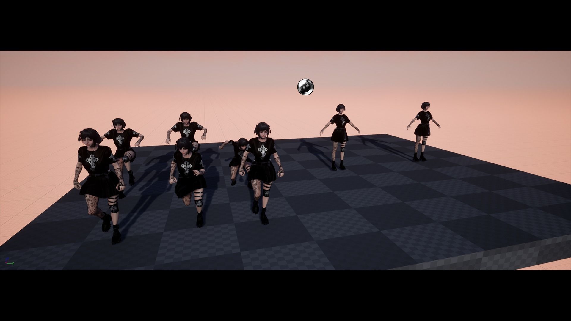 3D model Rocker Girl Hanna VR / AR / low-poly | CGTrader