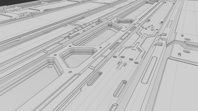 Scifi Trim Sheet High Poly 3D model | CGTrader