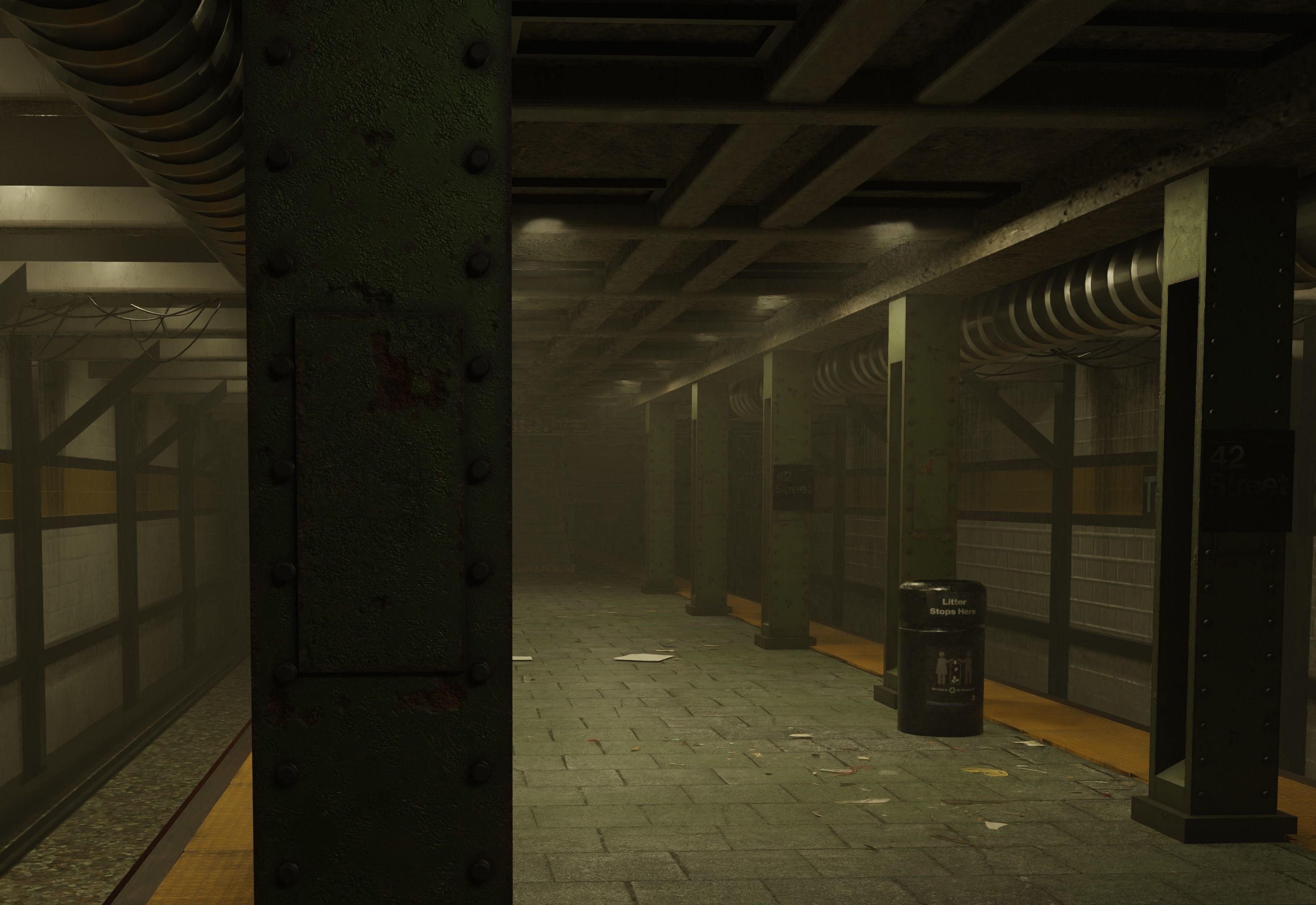 3D model Subway Station VR / AR / low-poly | CGTrader