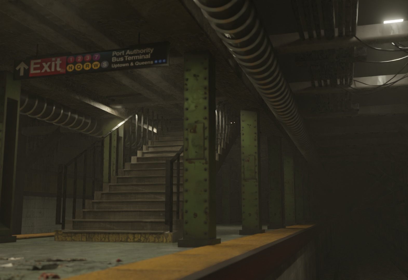 3D model Subway Station VR / AR / low-poly | CGTrader