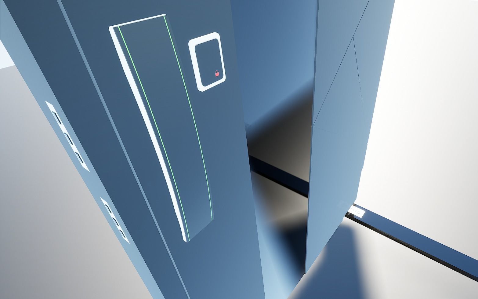 3D model Door AX2 VR / AR / low-poly | CGTrader