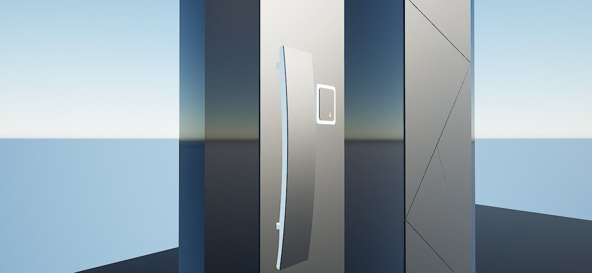 3D model Door AX2 VR / AR / low-poly | CGTrader