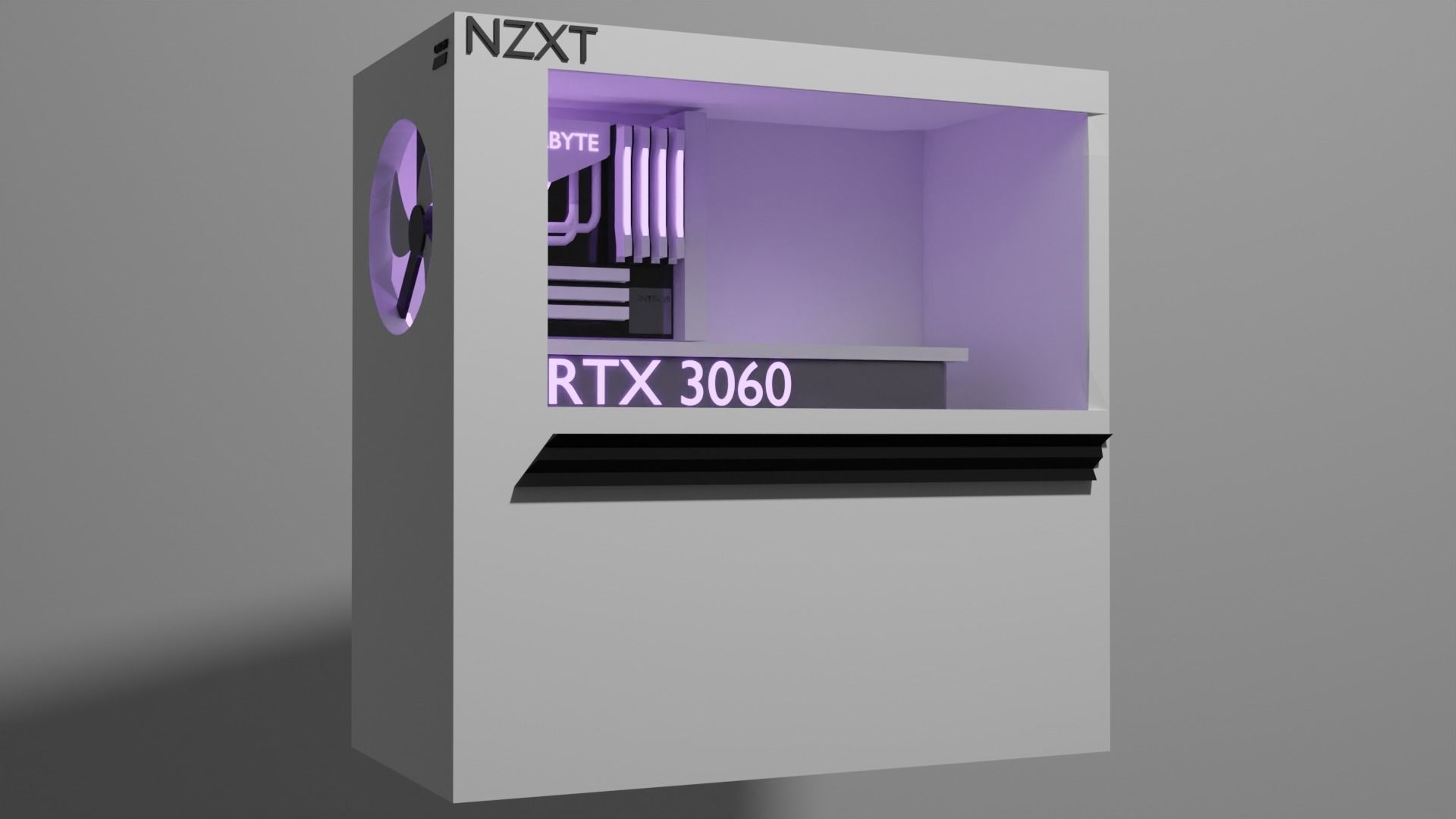 Animated Custom Gaming pc free 3D model animated | CGTrader
