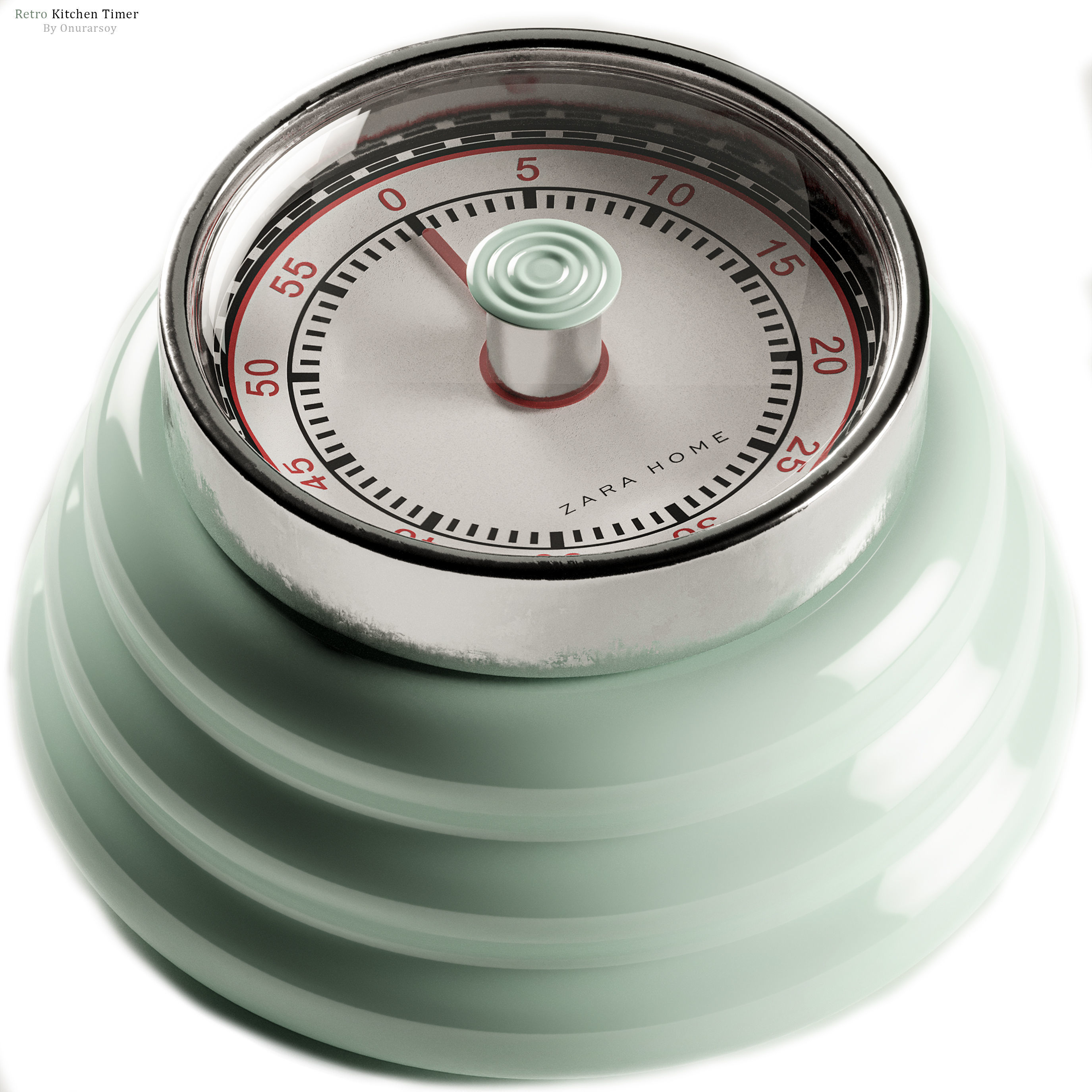 Zara Home - Retro Kitchen Timers 3D model | CGTrader