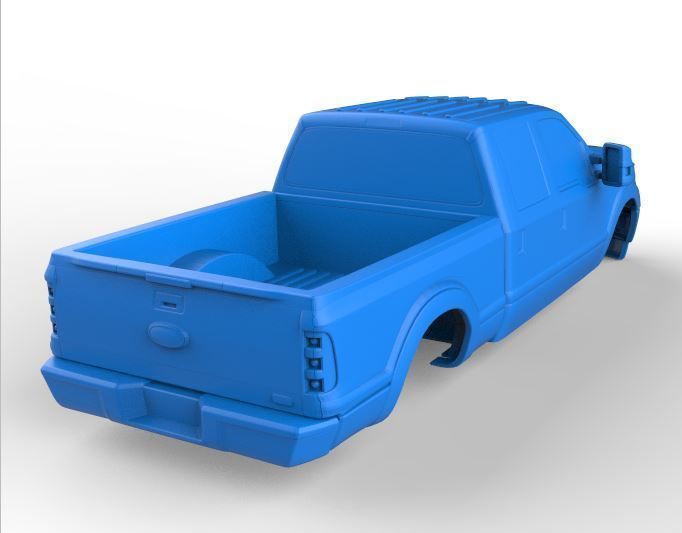 FORD F350 PICKUP STL FILE 3D model 3D printable | CGTrader