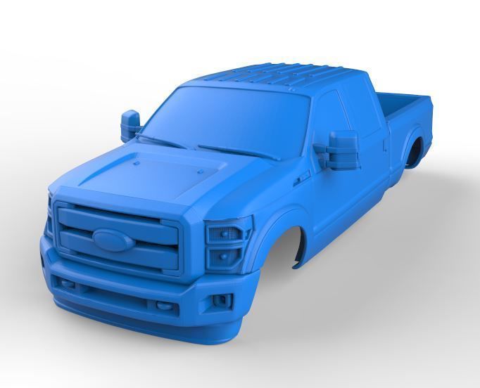 FORD F350 PICKUP STL FILE 3D model 3D printable | CGTrader