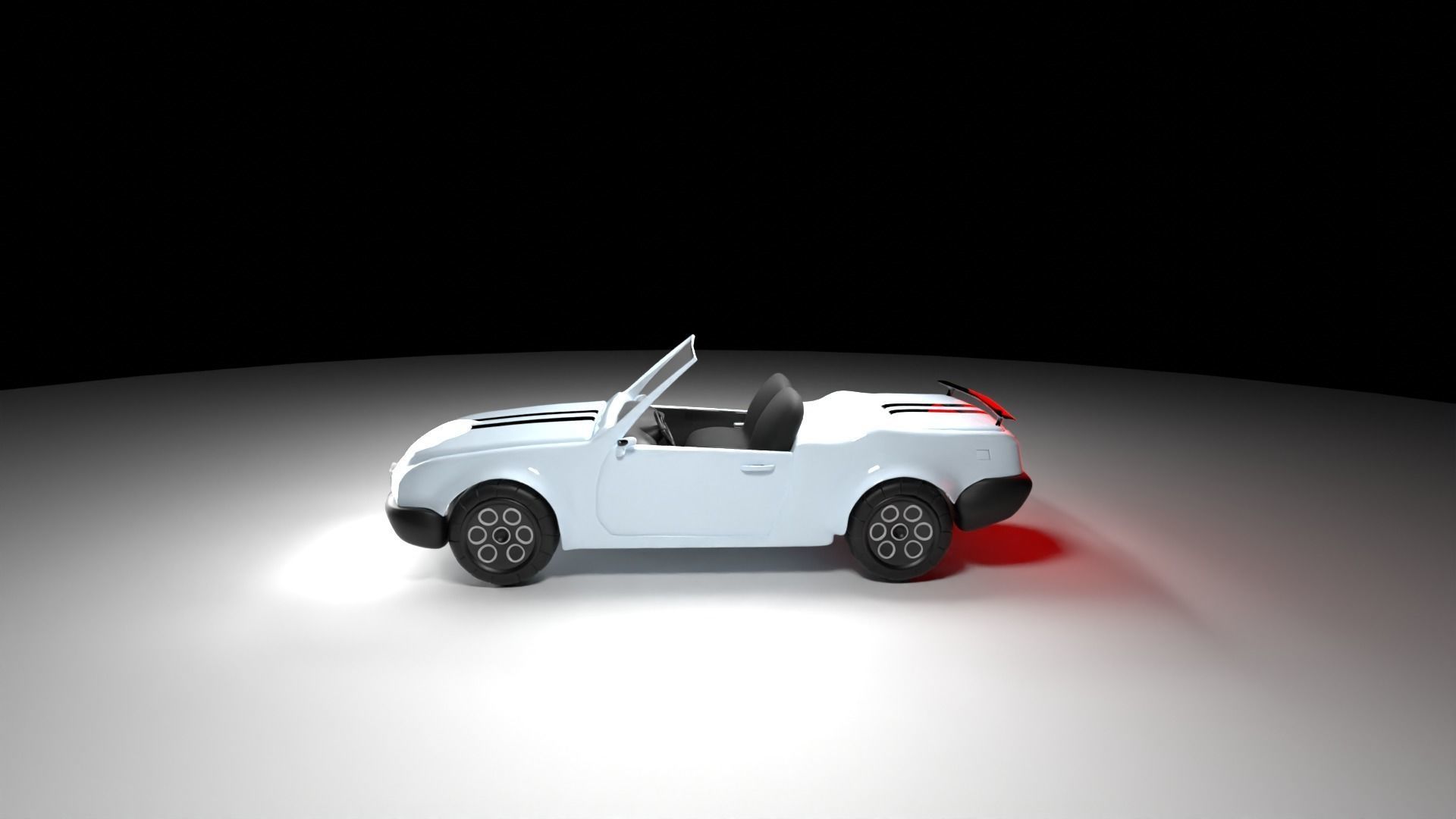 3d cartoon car modeling free 3D model | CGTrader