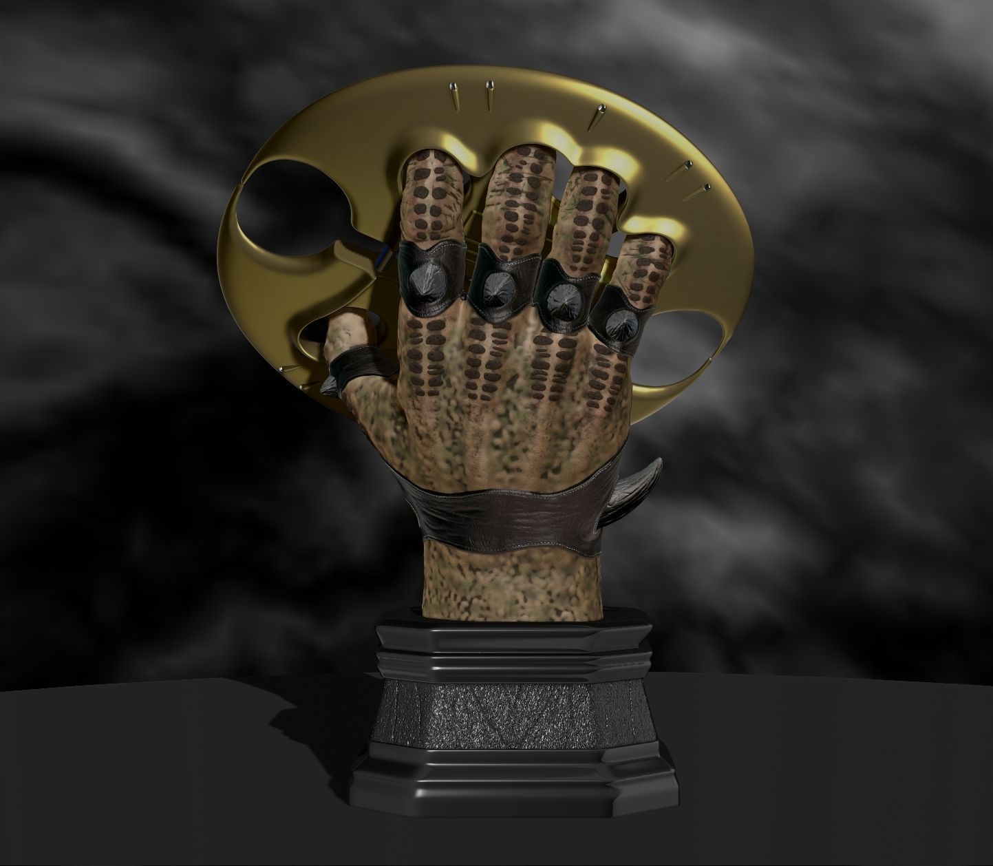 Predator 2 Smart Disc with Hand File STL OBJ for 3D Printing 3D model ...