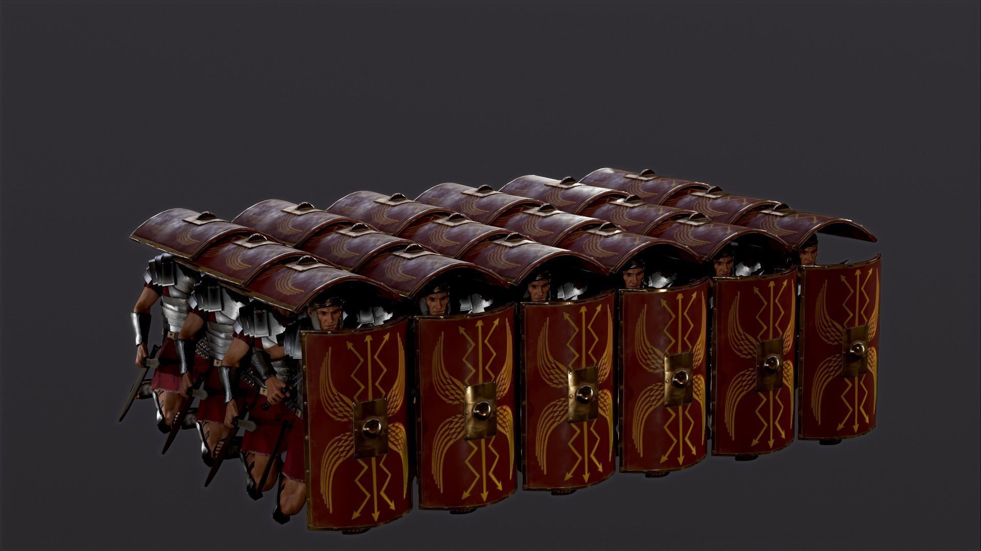 3D model Roman Soldier3 VR / AR / low-poly | CGTrader