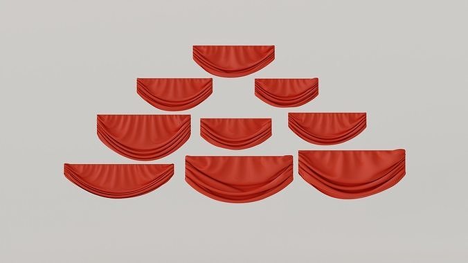 Stage cloth free 3D model | CGTrader