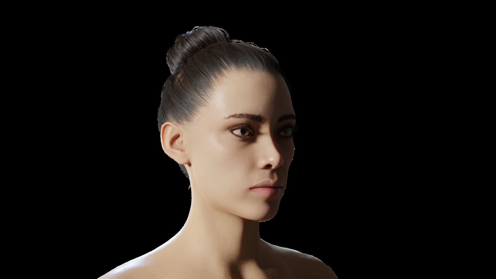 Mona - Rigged Blender Character 3D model rigged | CGTrader