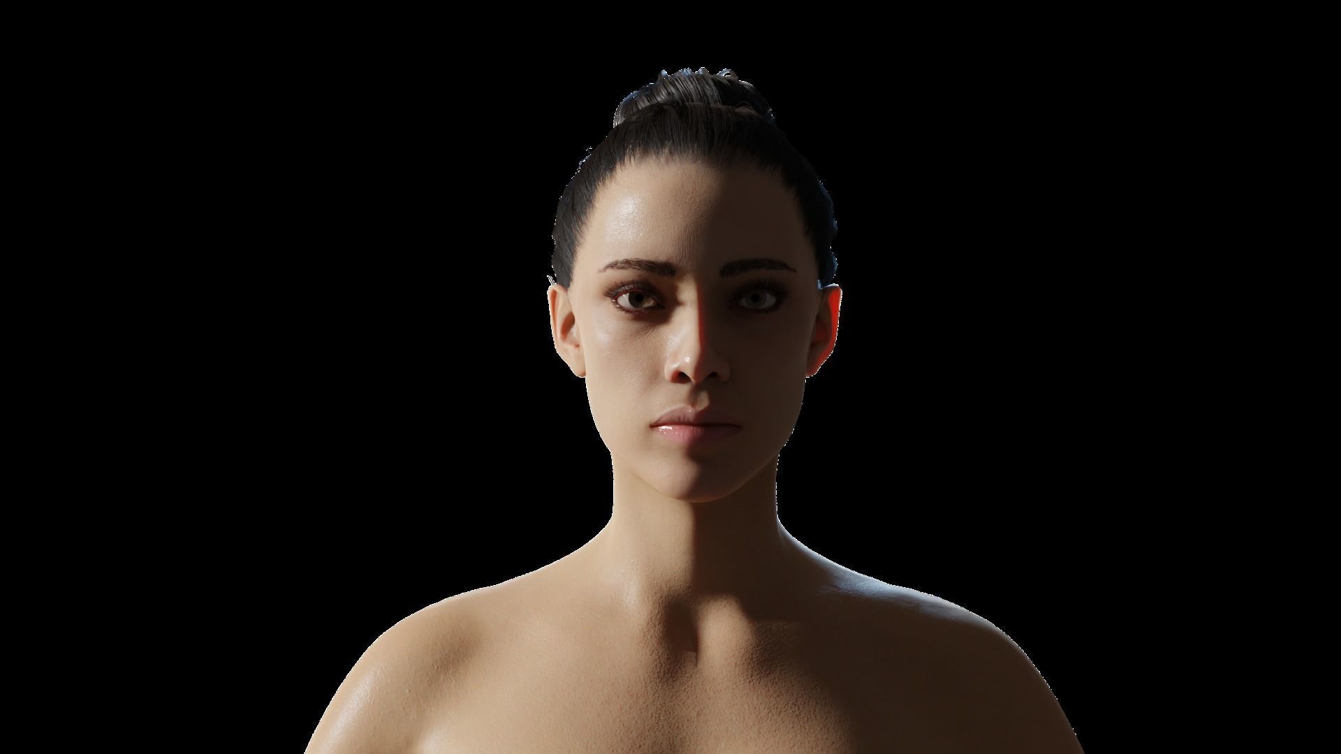 Mona - Rigged Blender Character 3D model rigged | CGTrader