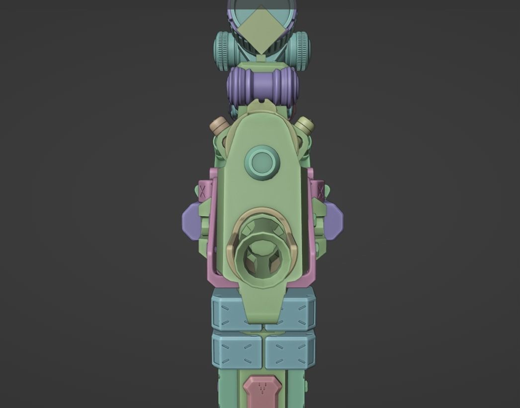 Glass Gun - 31MAR21 by DSZarts 3D model | CGTrader