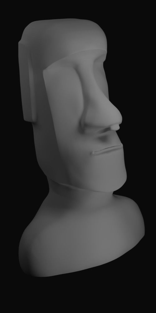 Moai Statue 3D model 3D printable | CGTrader