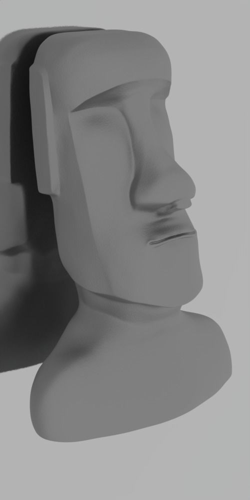 Moai Statue 3D model 3D printable | CGTrader