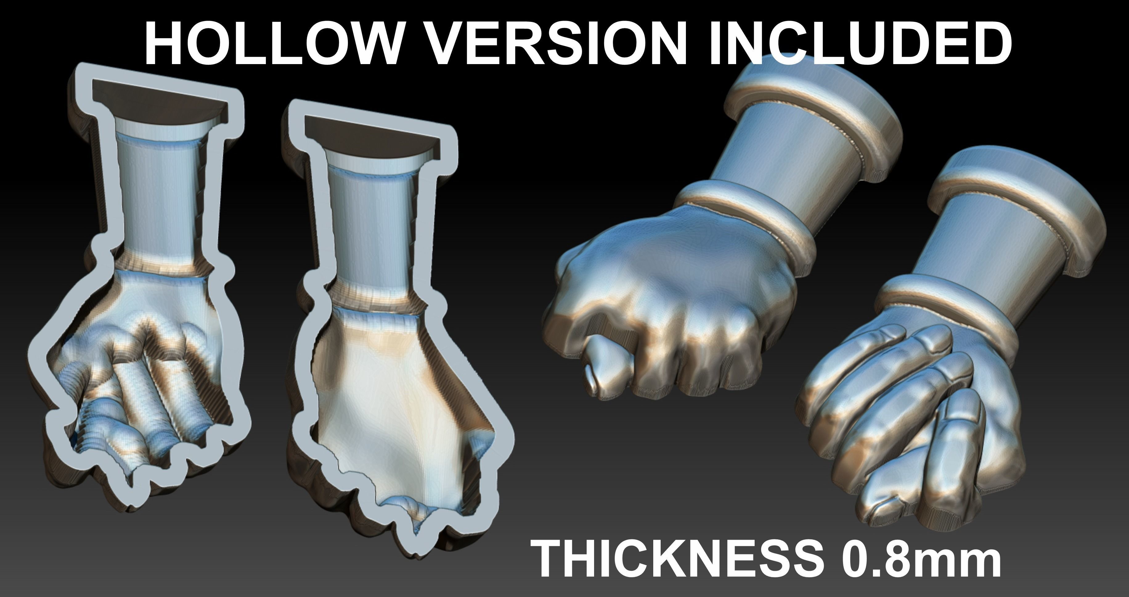 Fig Hand Sign 3D model 3D printable | CGTrader