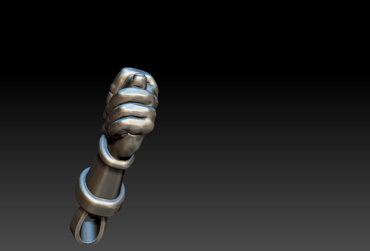 Fig Hand Sign 3D model 3D printable | CGTrader