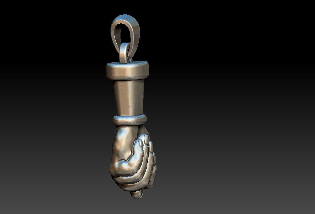 Fig Hand Sign 3D model 3D printable | CGTrader
