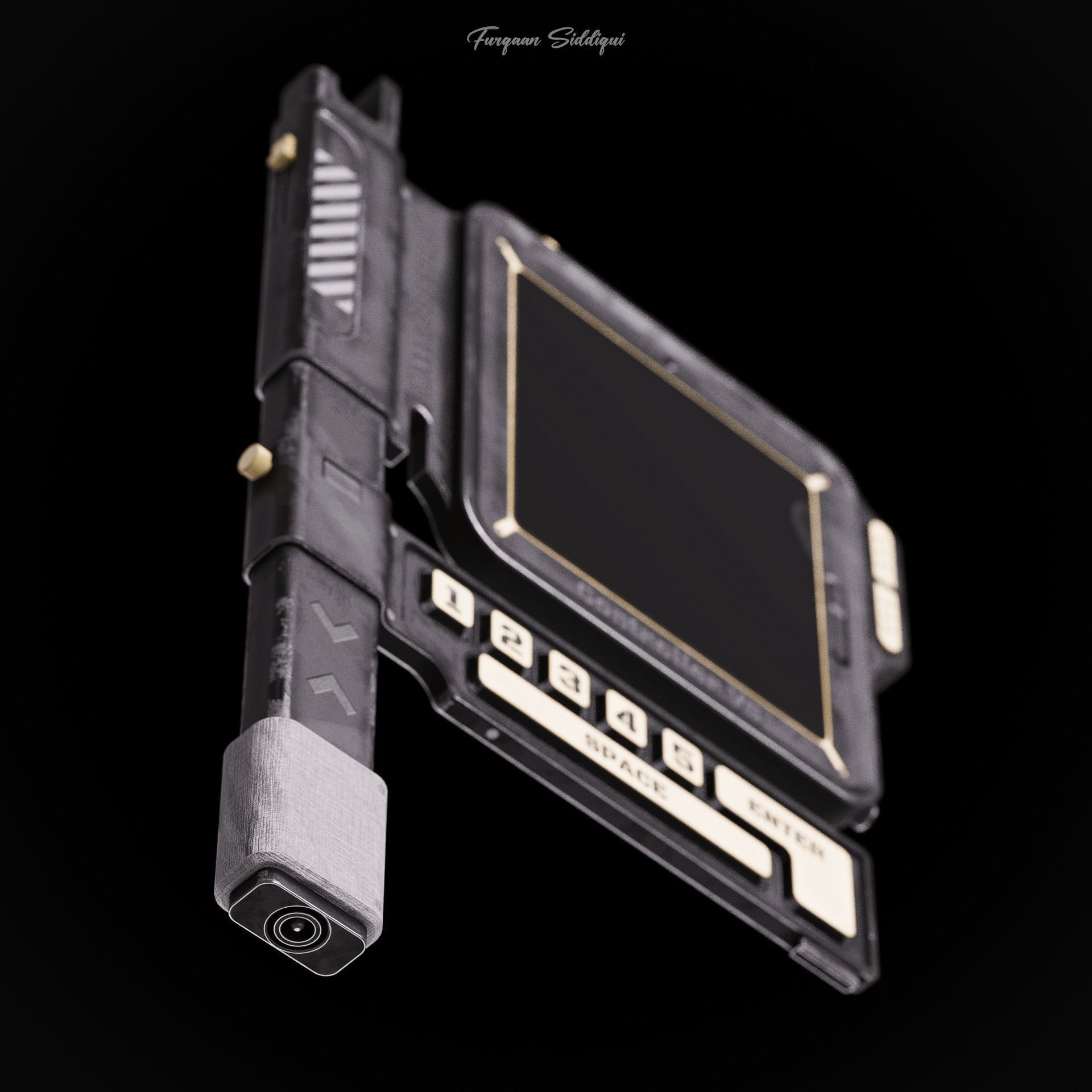 3D model Sci-Fi Controller V5 VR / AR / low-poly | CGTrader