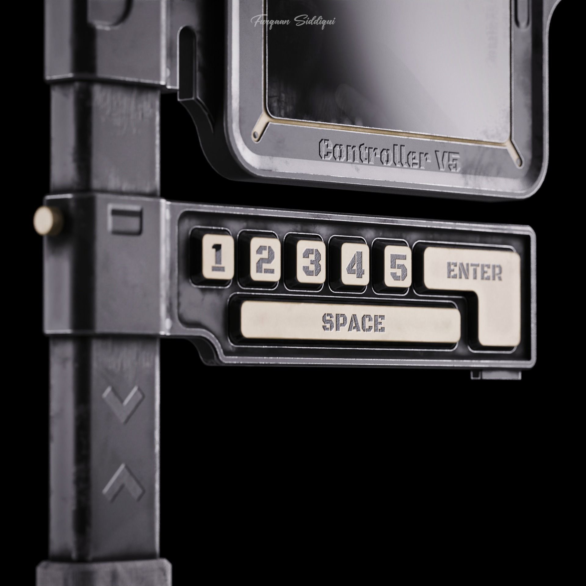 3D model Sci-Fi Controller V5 VR / AR / low-poly | CGTrader