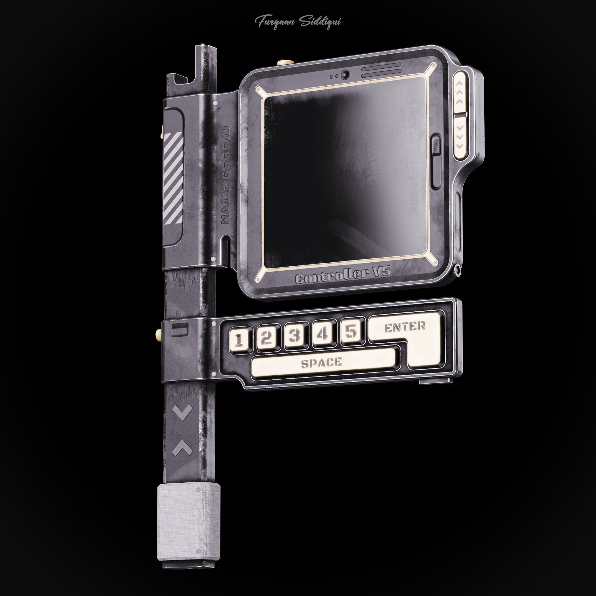 3D model Sci-Fi Controller V5 VR / AR / low-poly | CGTrader