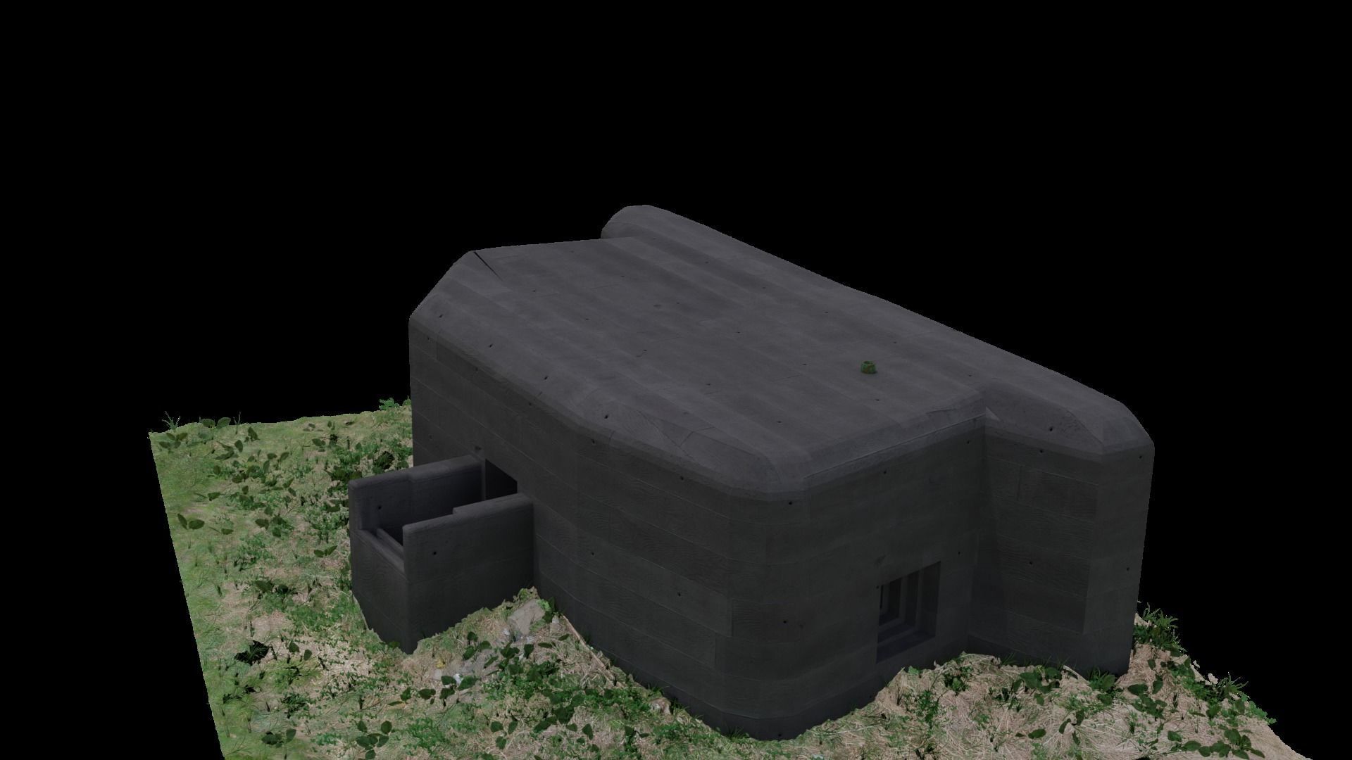 WWI Bunker free 3D model | CGTrader