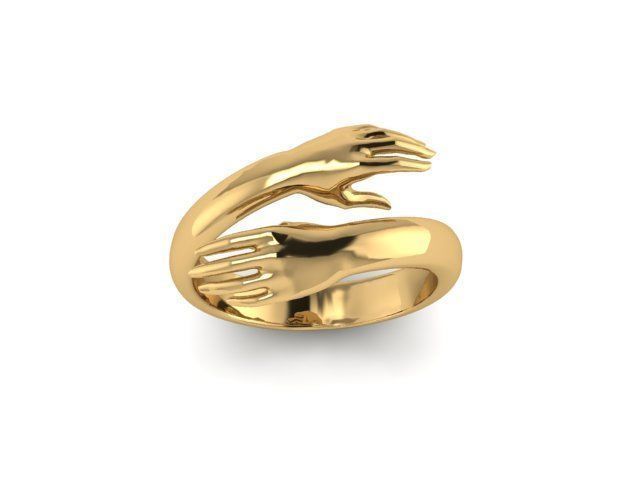 Hand Rings 3D model 3D printable | CGTrader