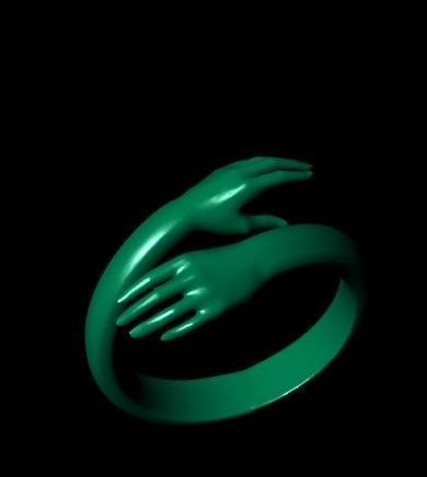 Hand Rings 3D model 3D printable | CGTrader