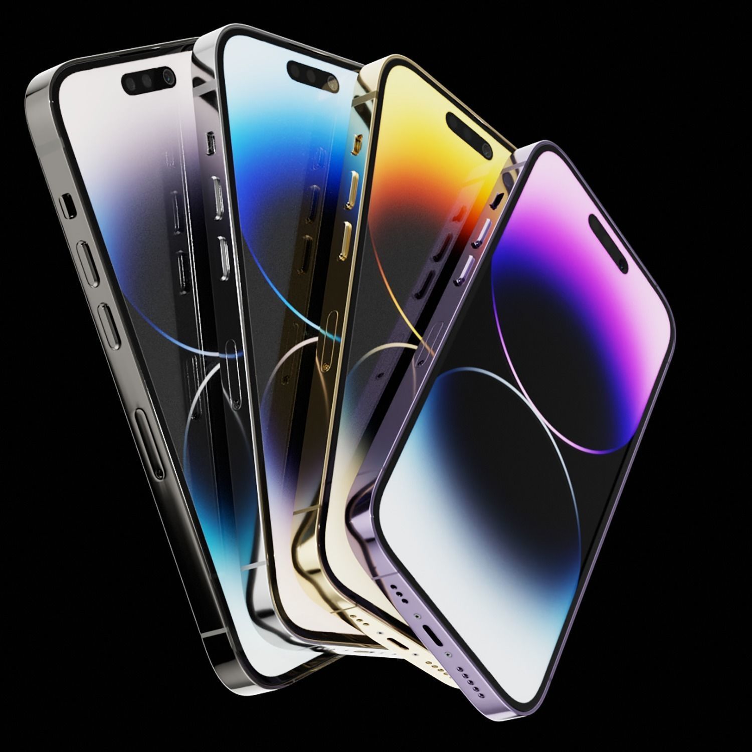 iPhone 14 Pro and iPhone 14 Pro Max 3D model | CGTrader